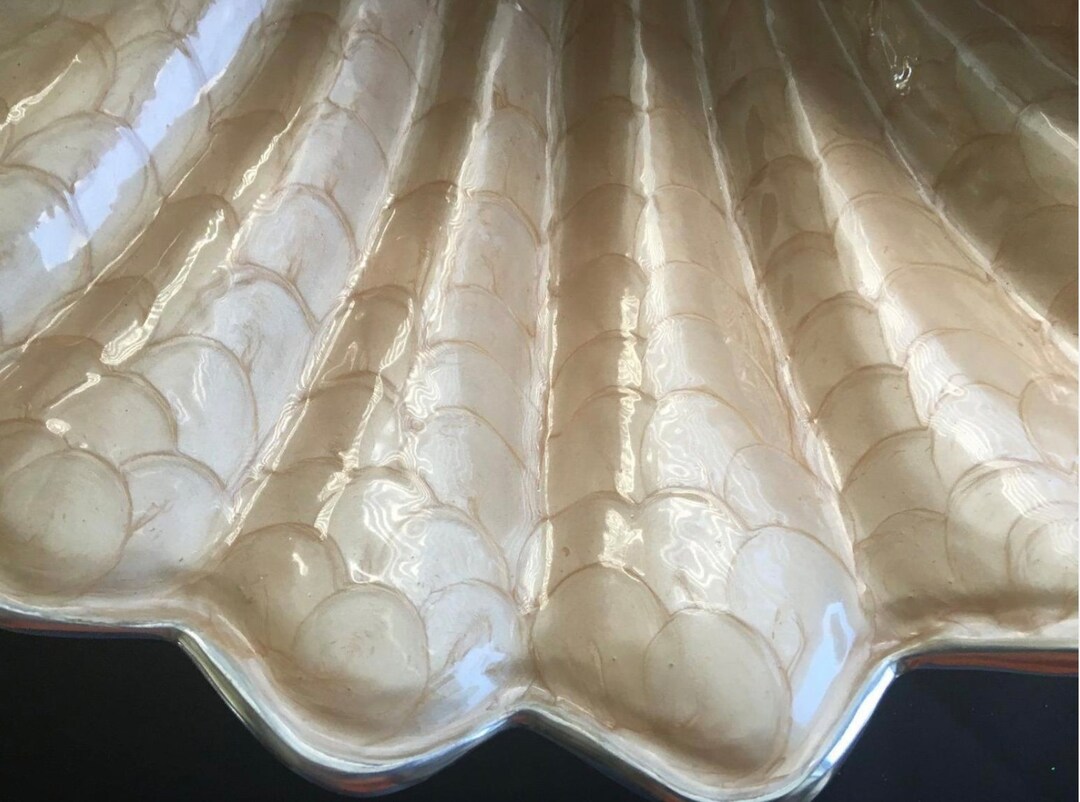 Julia Knight Tahitian Clam Shell Xt. LARGE Bowl sand Cast Aluminium ...