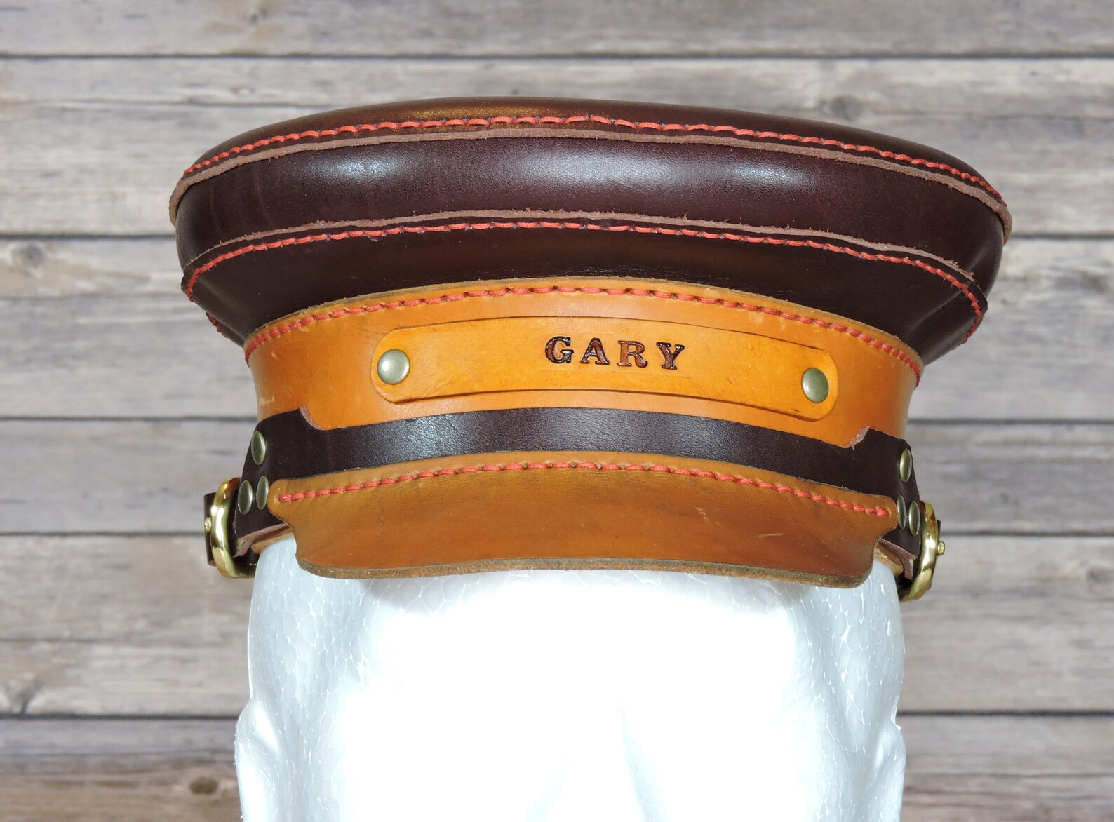 Conductor Hat Train conductor capLeather hat leather cap - Etsy Nederland