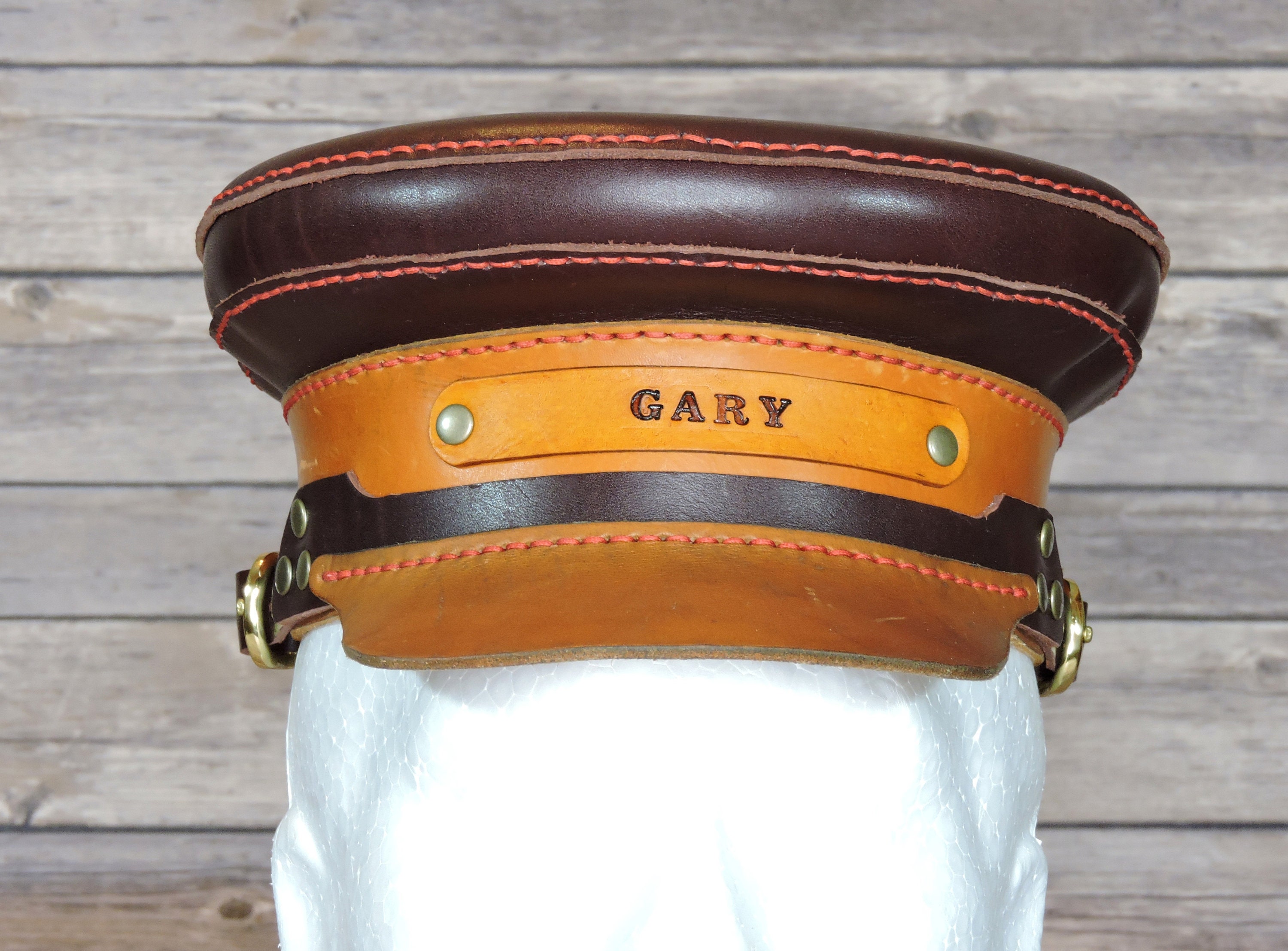 Conductor Hat Train conductor capLeather hat leather cap - Etsy Nederland
