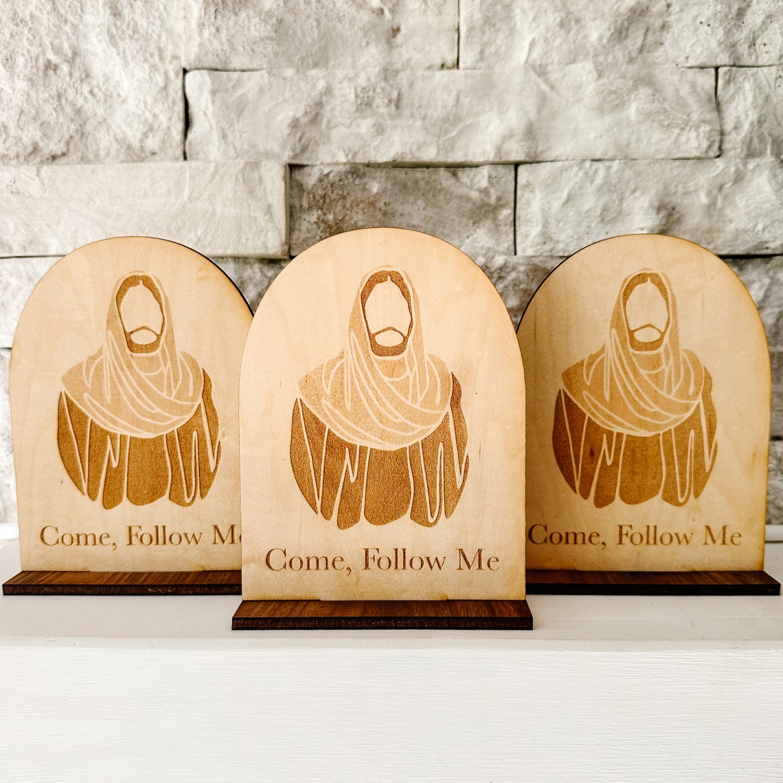 Come, Follow Me Stand / Jesus Christ Shelf Decor / Savior Table Decor ...