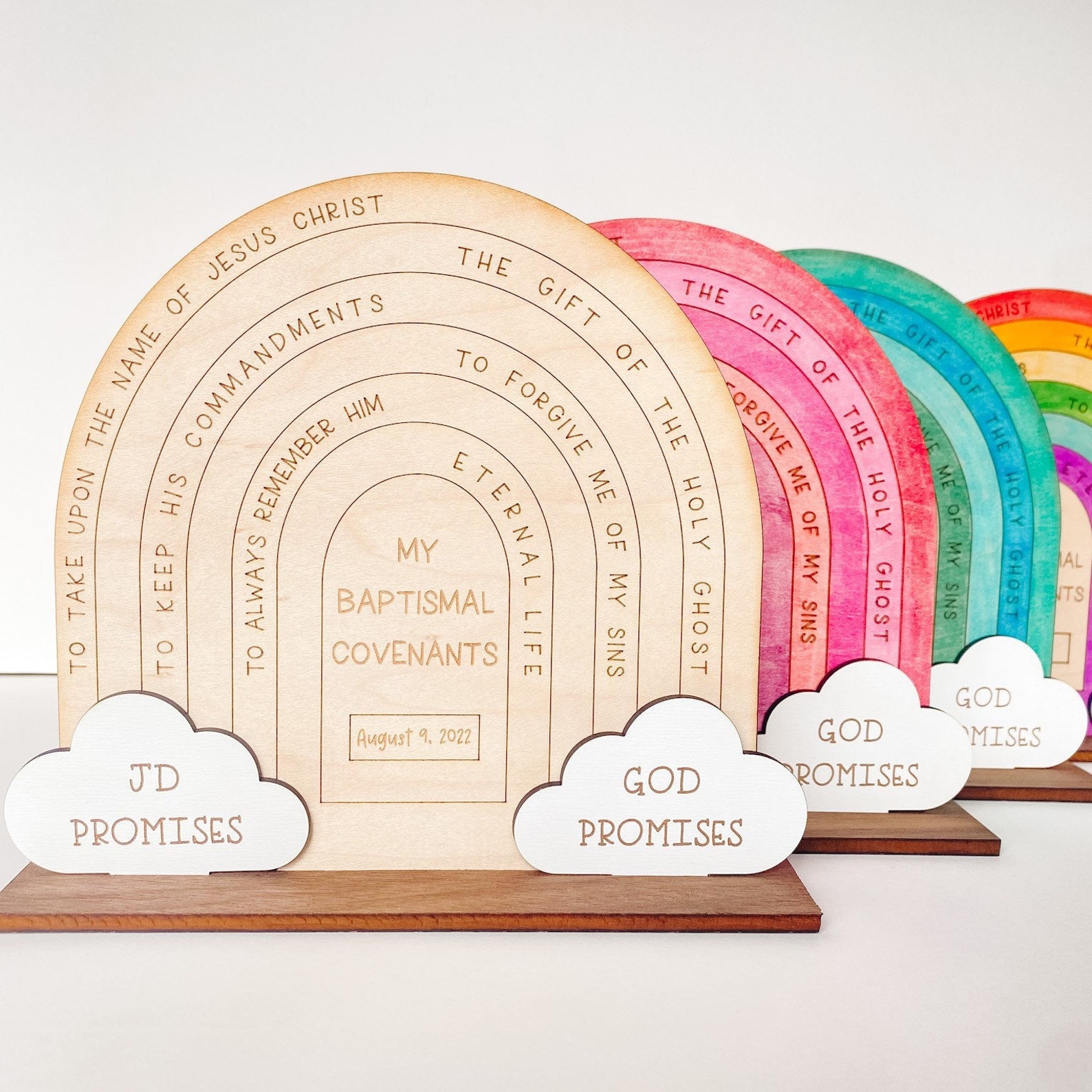 Baptismal Covenants Stand / Baptism Gift / DIY Keepsake / - Etsy