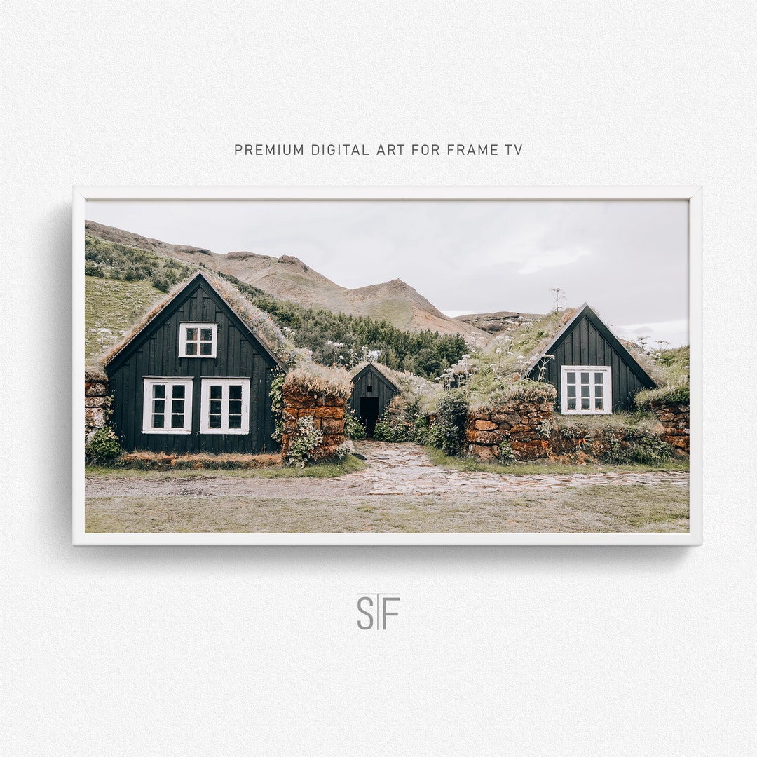 Farm Samsung Frame Tv, Rustic Houses Digital Art for Frame Tv, Samsung ...