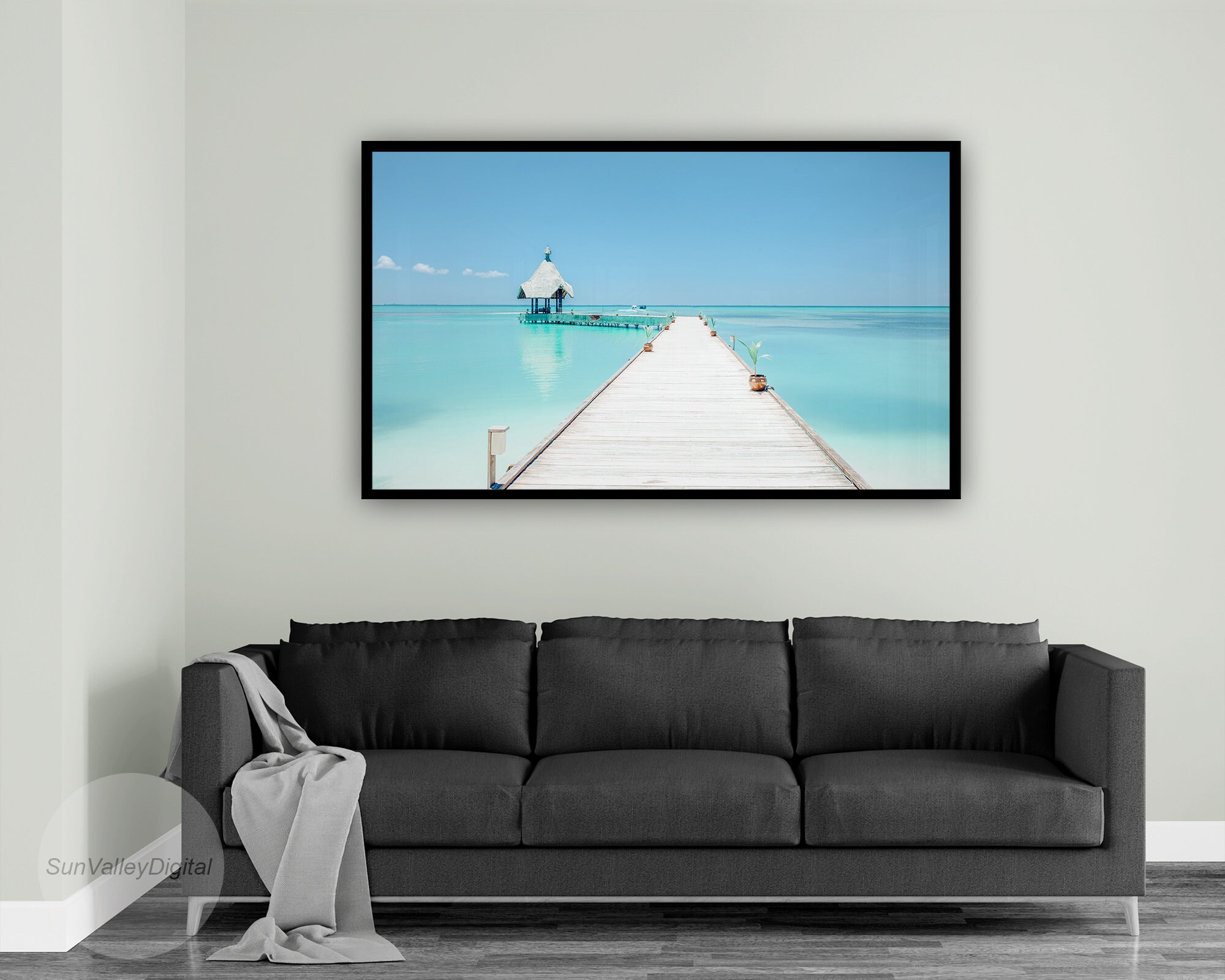 Samsung Frame TV Art Beach Tropical Beach Instant Download | Etsy