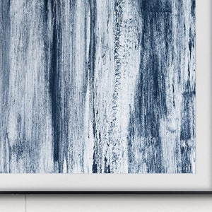 Frame TV Art Set of 4 Blue Abstract Art, Modern Art Download, Navy Blue ...