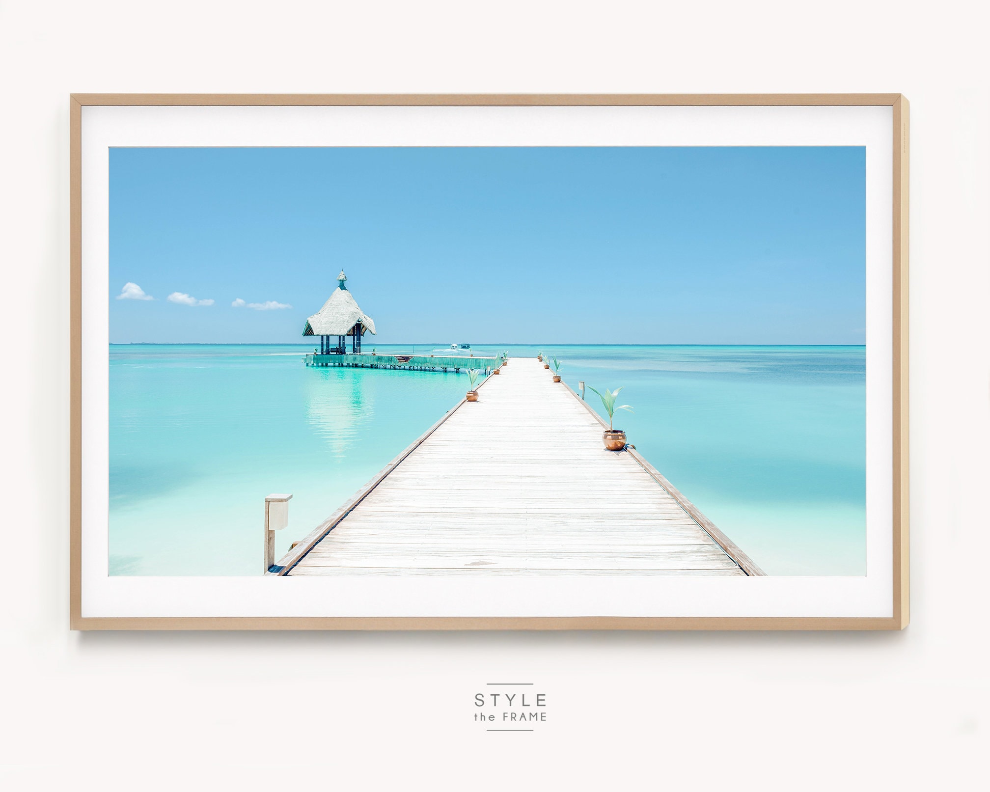 Samsung Frame TV Art Beach Tropical Beach Instant Download | Etsy