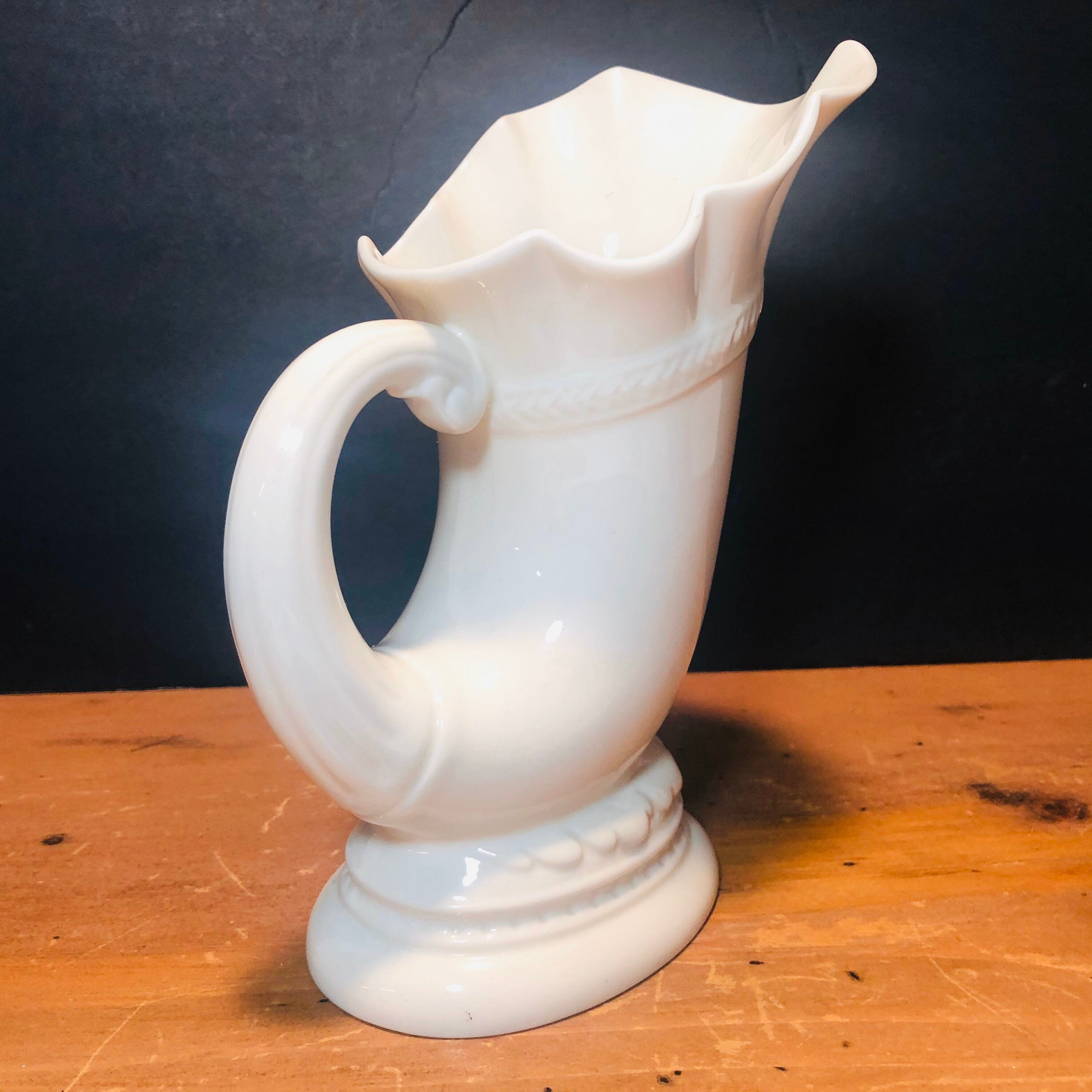 Vintage Lenox Horn of Plenty Cornucpia Vase Thanksgiving - Etsy