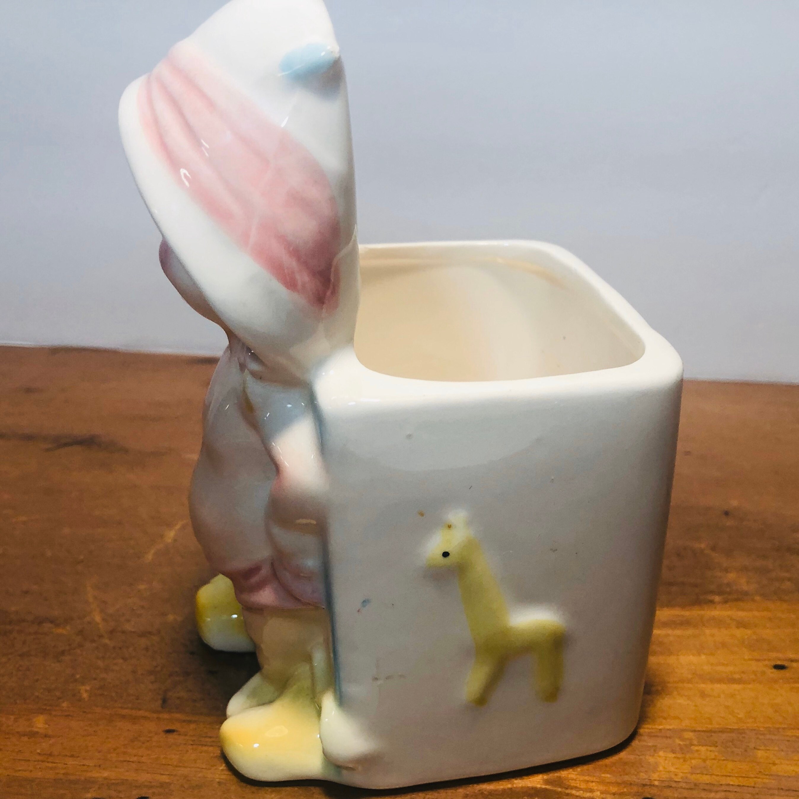 Vintage Relpo Baby Planter-1967, Fishing Girl Planter Samson Import ...