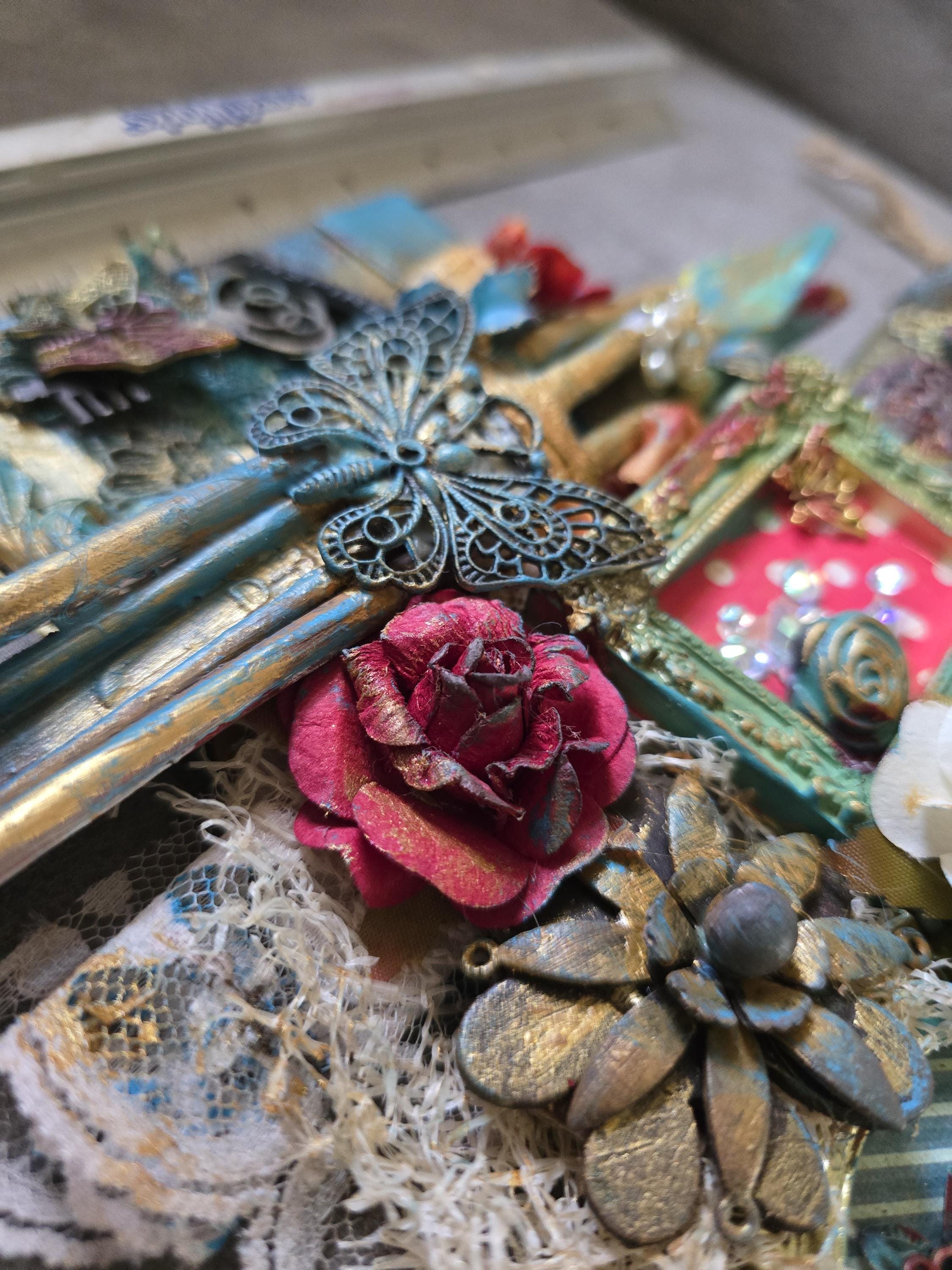 Altered,found Objects,abstract Mixed Media Altered Art Recycled ...