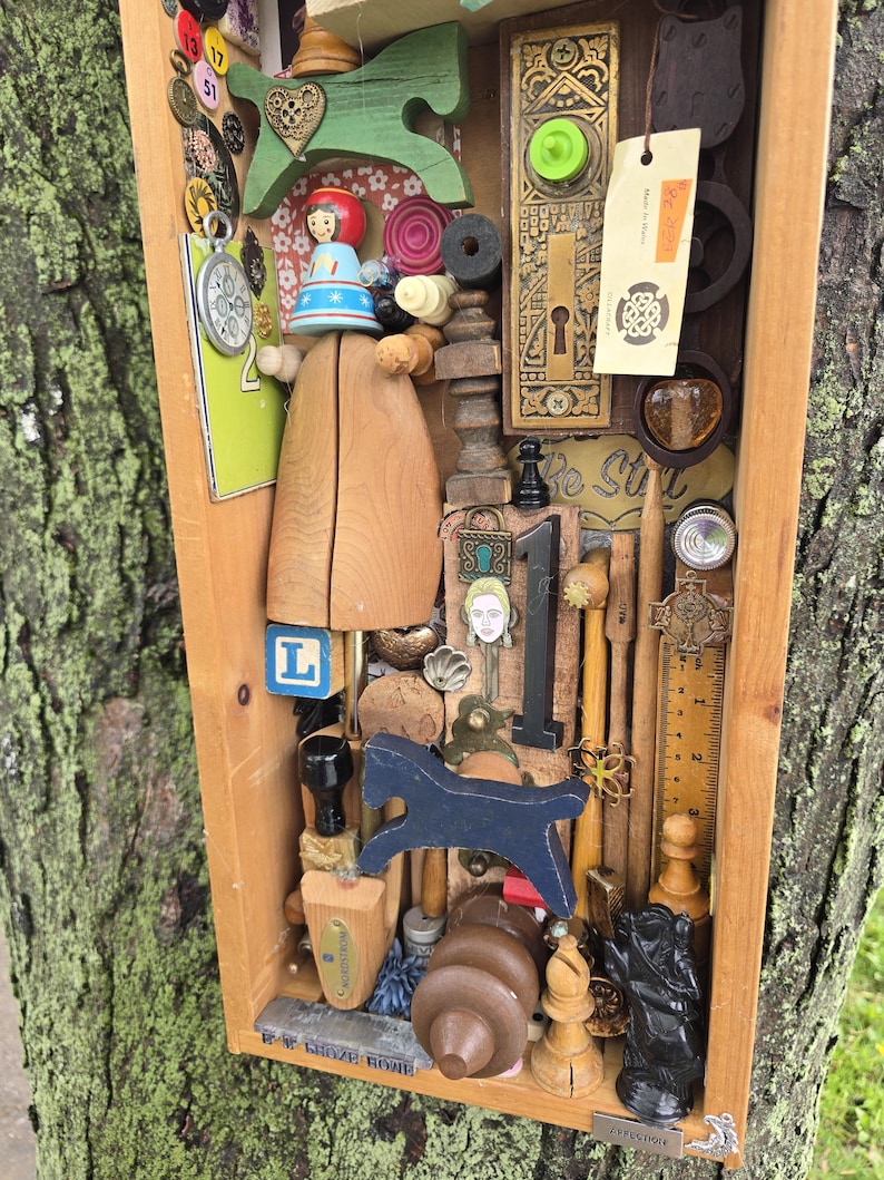 Assemblage Found Objects Original Artwork - Etsy