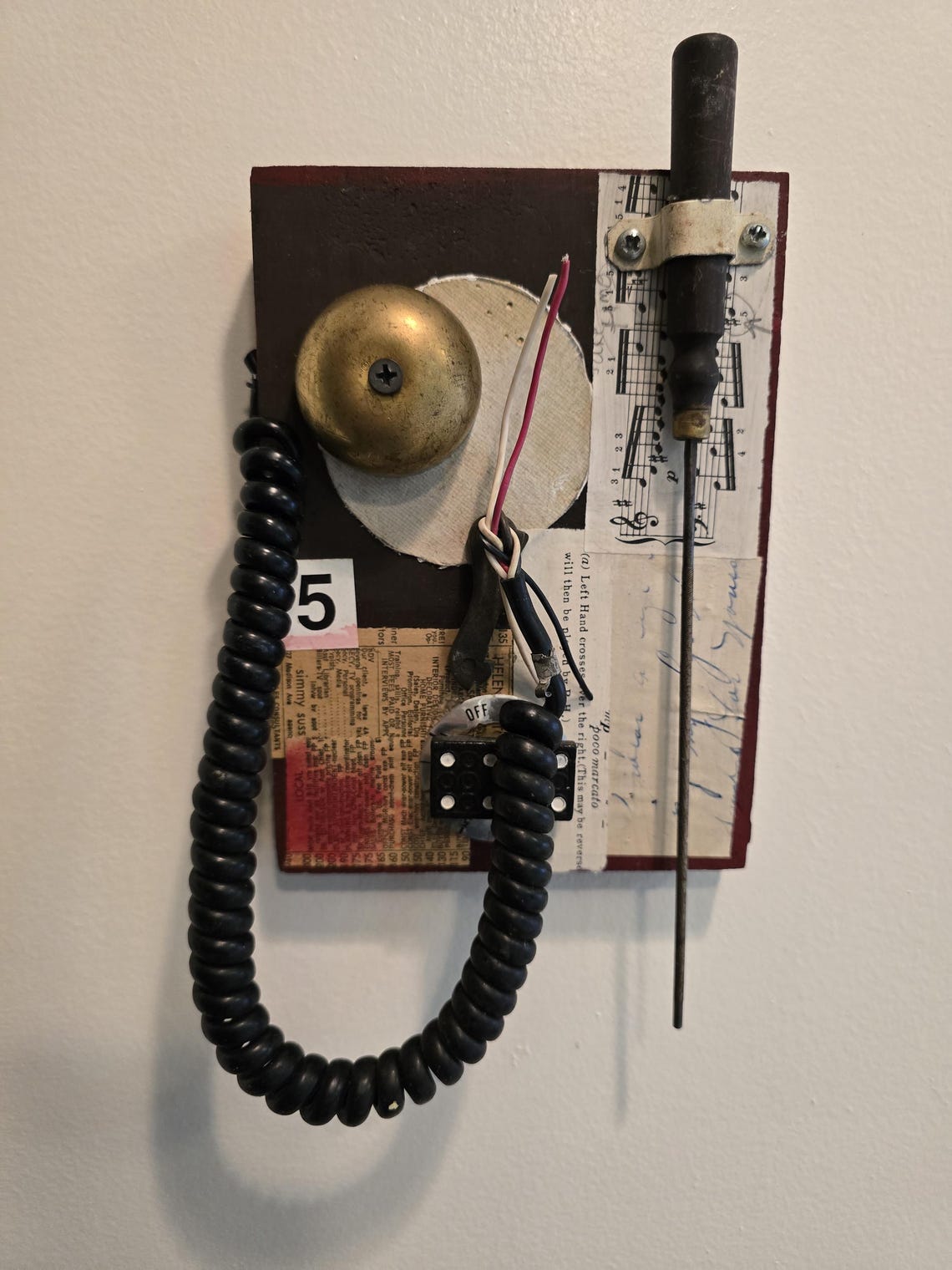 Mixed Media Altered Art Found Objects Wood Panel - Etsy