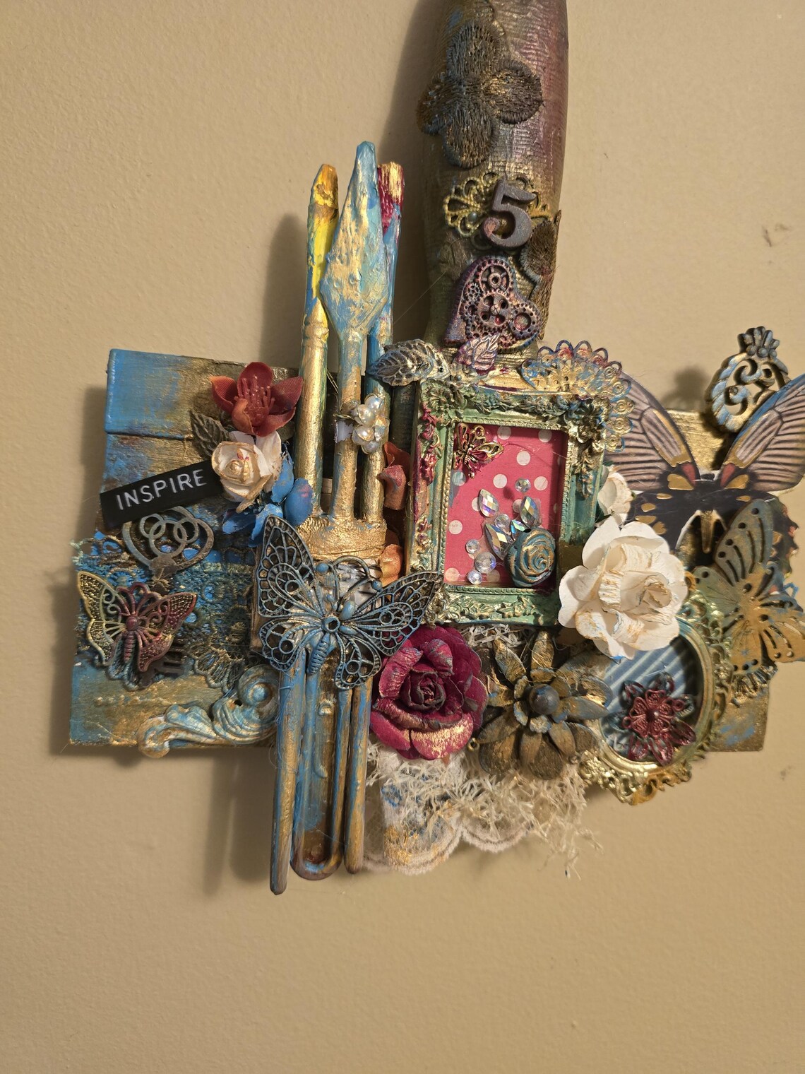 Altered,found Objects,abstract Mixed Media Altered Art Recycled ...