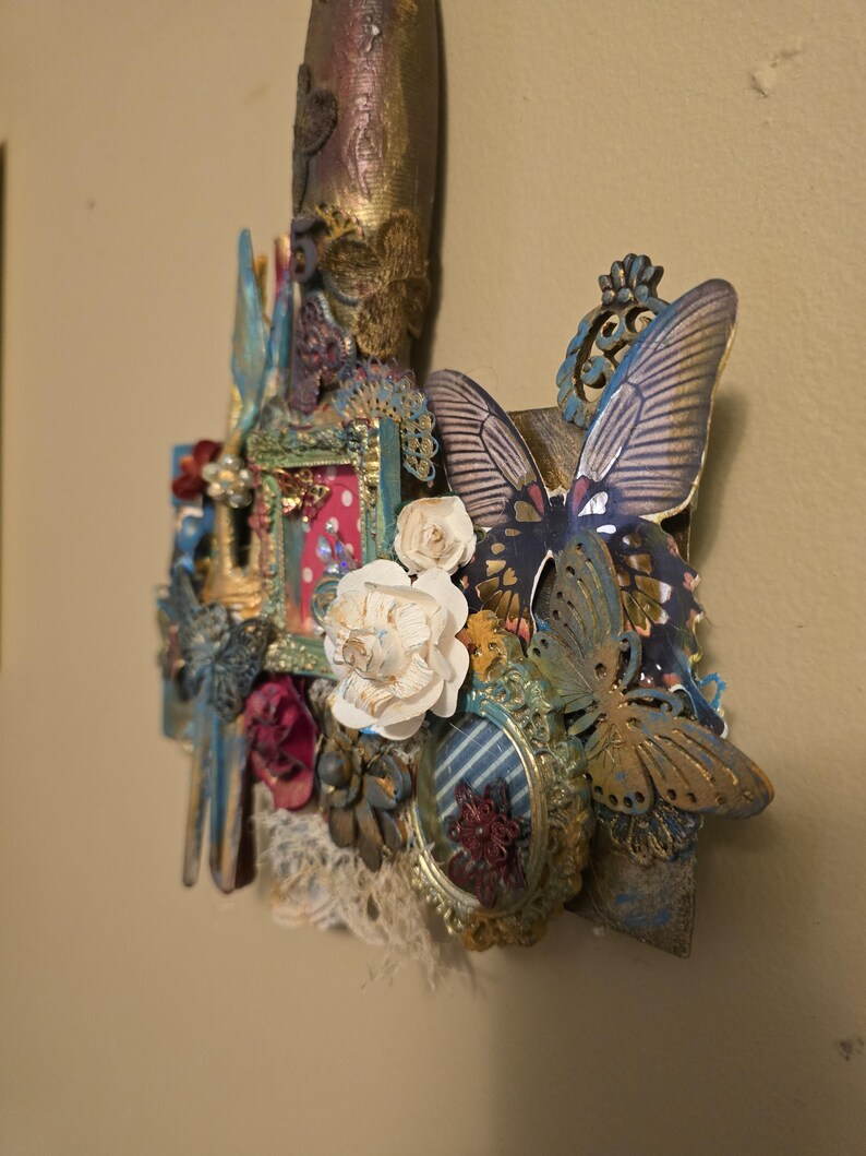 Altered,found Objects,abstract Mixed Media Altered Art Recycled ...