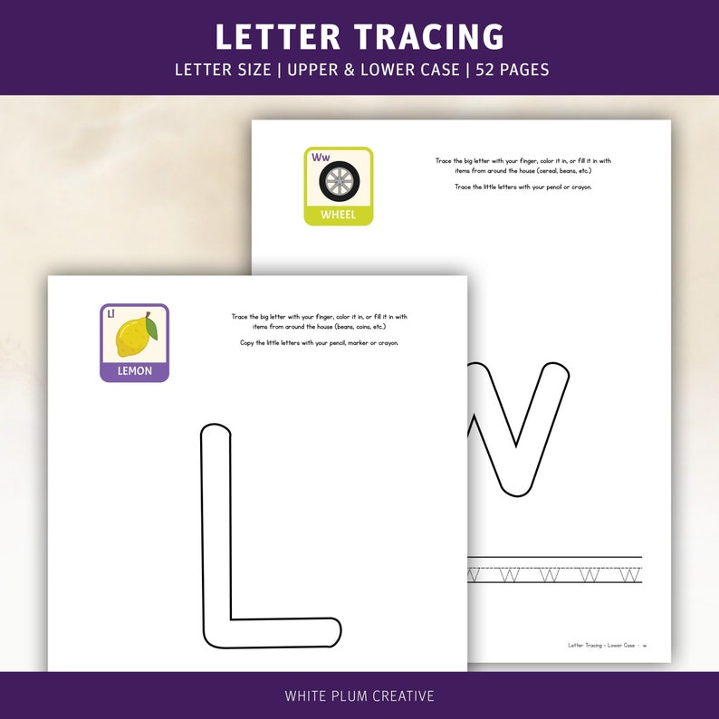 Printable Letter Finger Tracing Sheets Coloring Pages Fill-in the ...