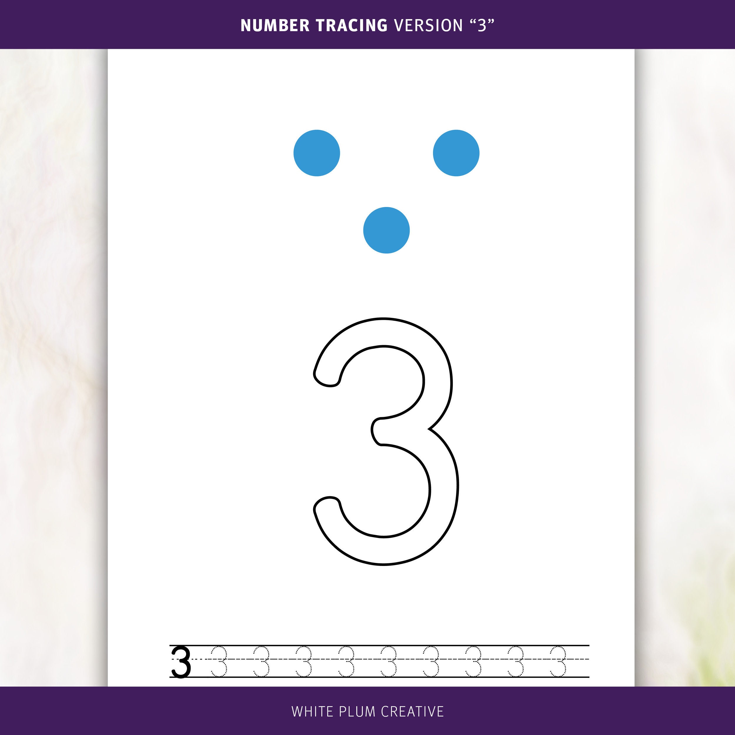 Printable Number Finger Tracing Sheets Coloring Pages Fill-in the ...