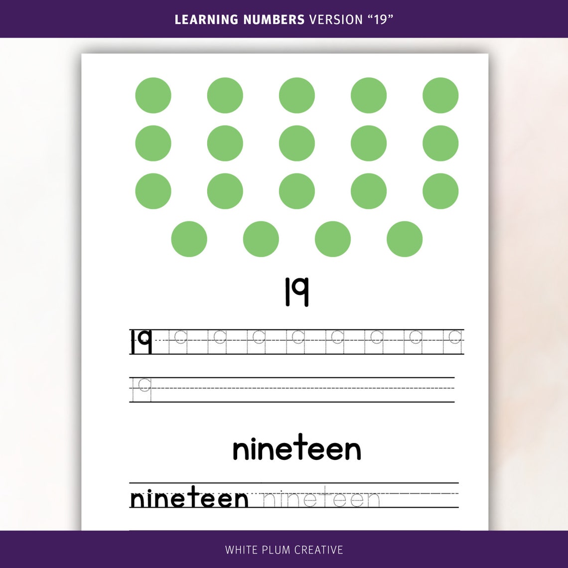 Number Tracing Sheets Printable for Preschool and Early - Etsy
