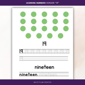 Number Tracing Sheets, Printable for Preschool and Early Elementary ...