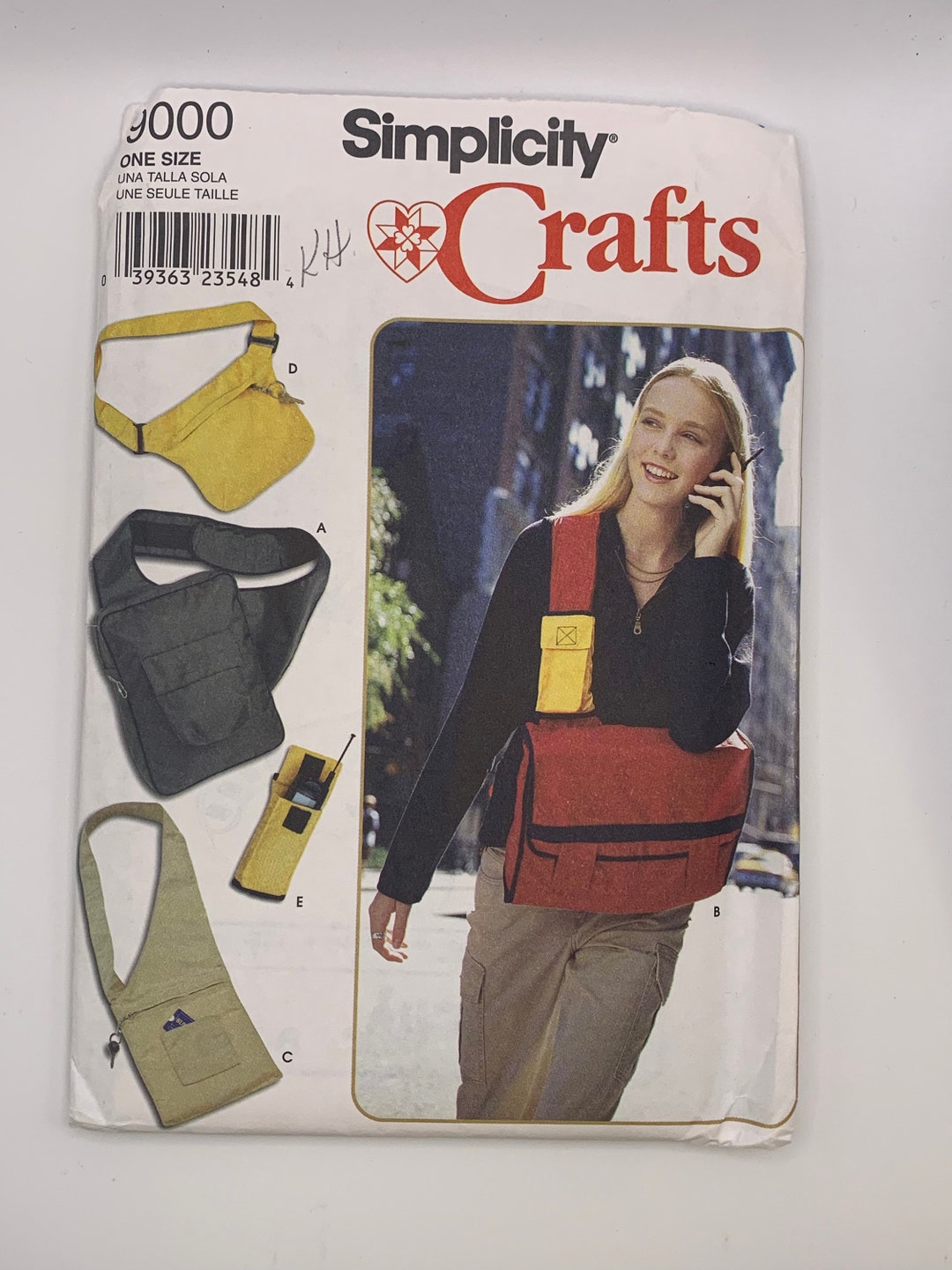 Simplicity Crafts #9000 Crossbody Bags and Fanny Pack Sewing Pattern ...