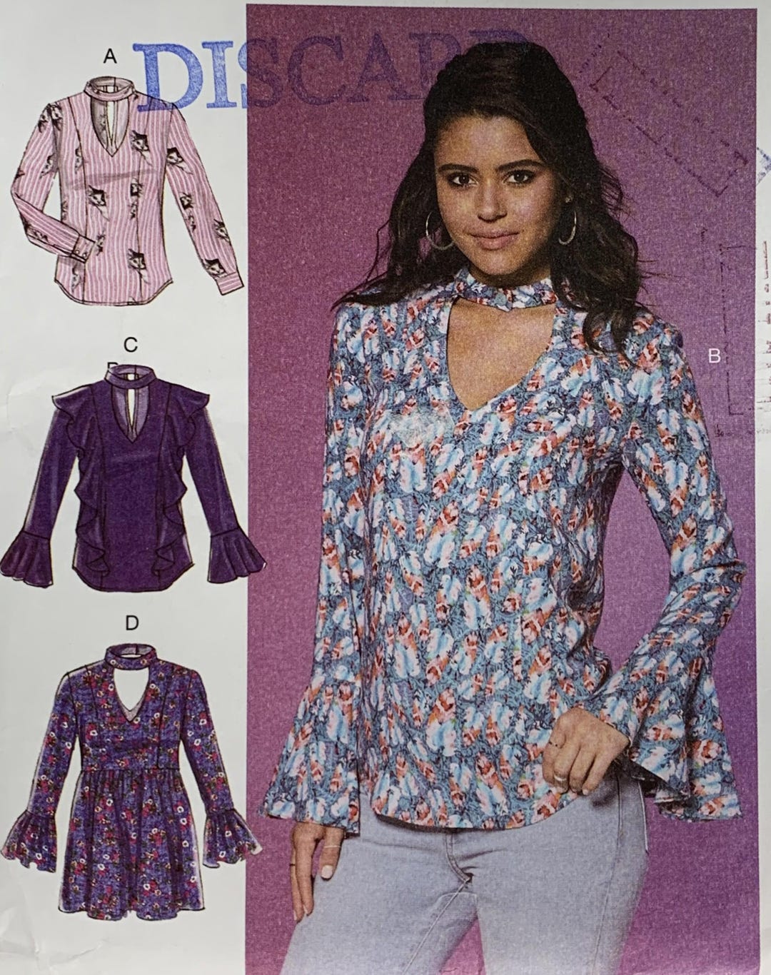 Mccall's 7657 Sewing Pattern: Princess Seam Tunic & Top, Sizes 16-22 - Etsy