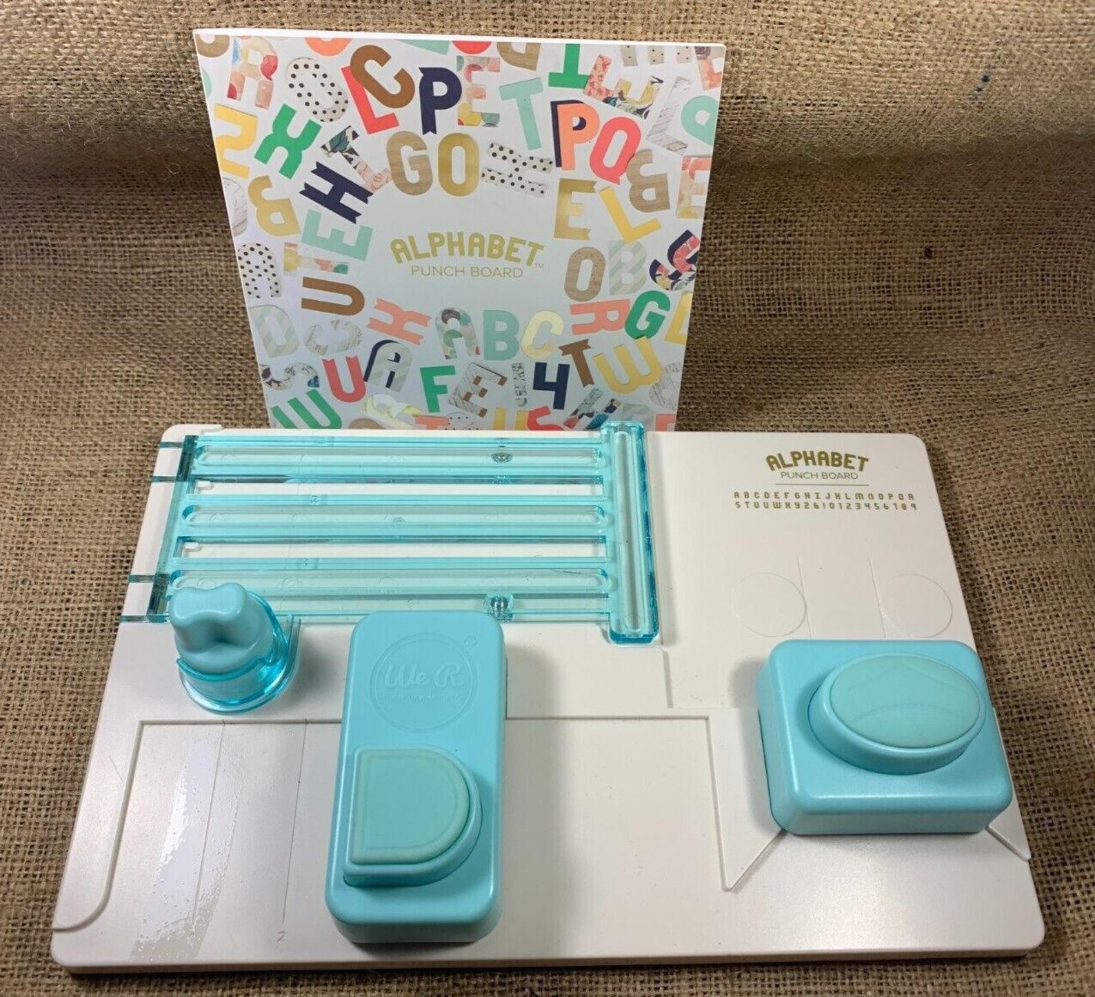 Large Alphabet Punch Board by We R Memory Keepers Card Making Scrapbook ...