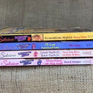 Sabrina the Teenage Witch Books: Lot of 4 TV Show Tie-ins - Etsy