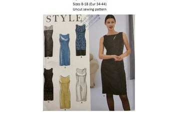 Simplicity/style Assorted Sheath Dresses, Day to Evening Dress, Side ...