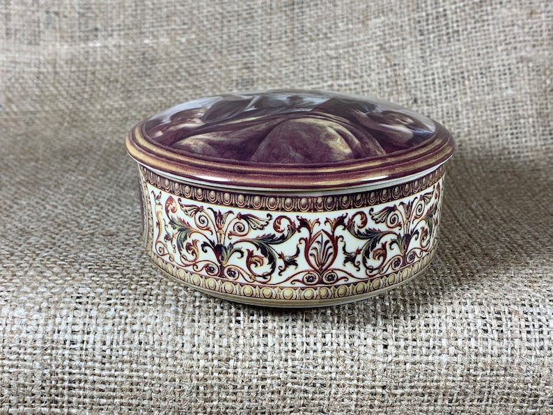Brumidi Fresco Dresser or Trinket Box by Pickard US Capitol Made in USA ...