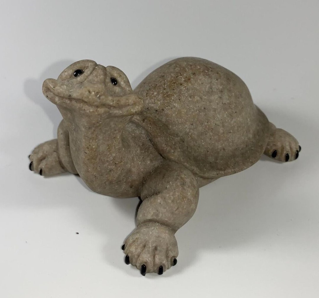 Quarry Critters Second Nature Designs Todd Turtle 4" Stone Figurine - Etsy