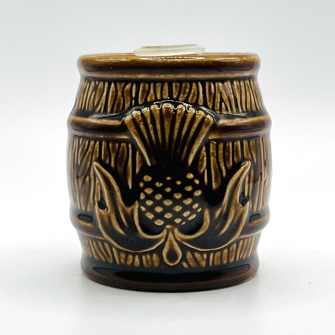 Beneagles Miniature Barrel Bottle Scotch Whiskey Ceramic Scotland ...