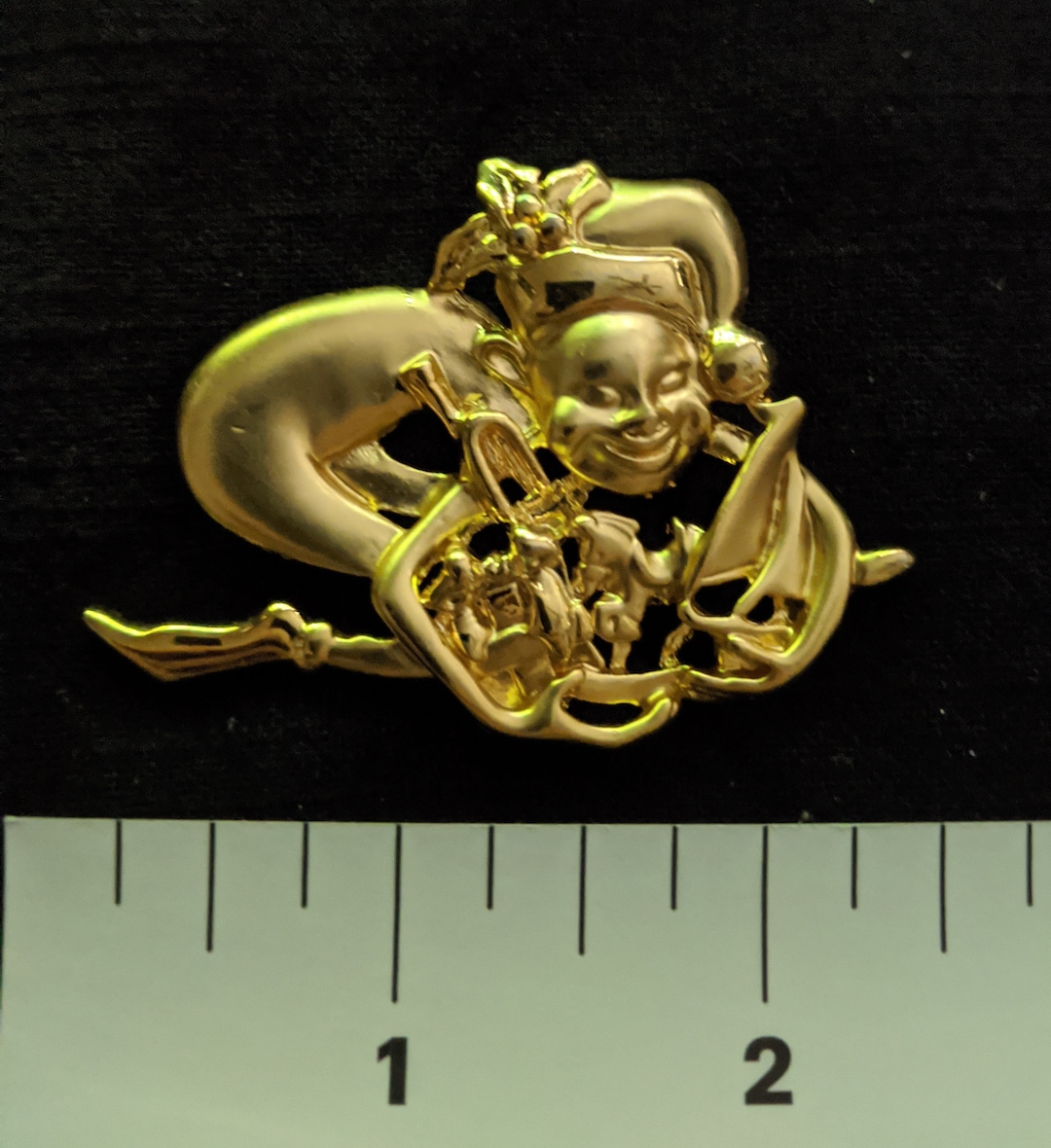 Vintage Jester Pin - Etsy