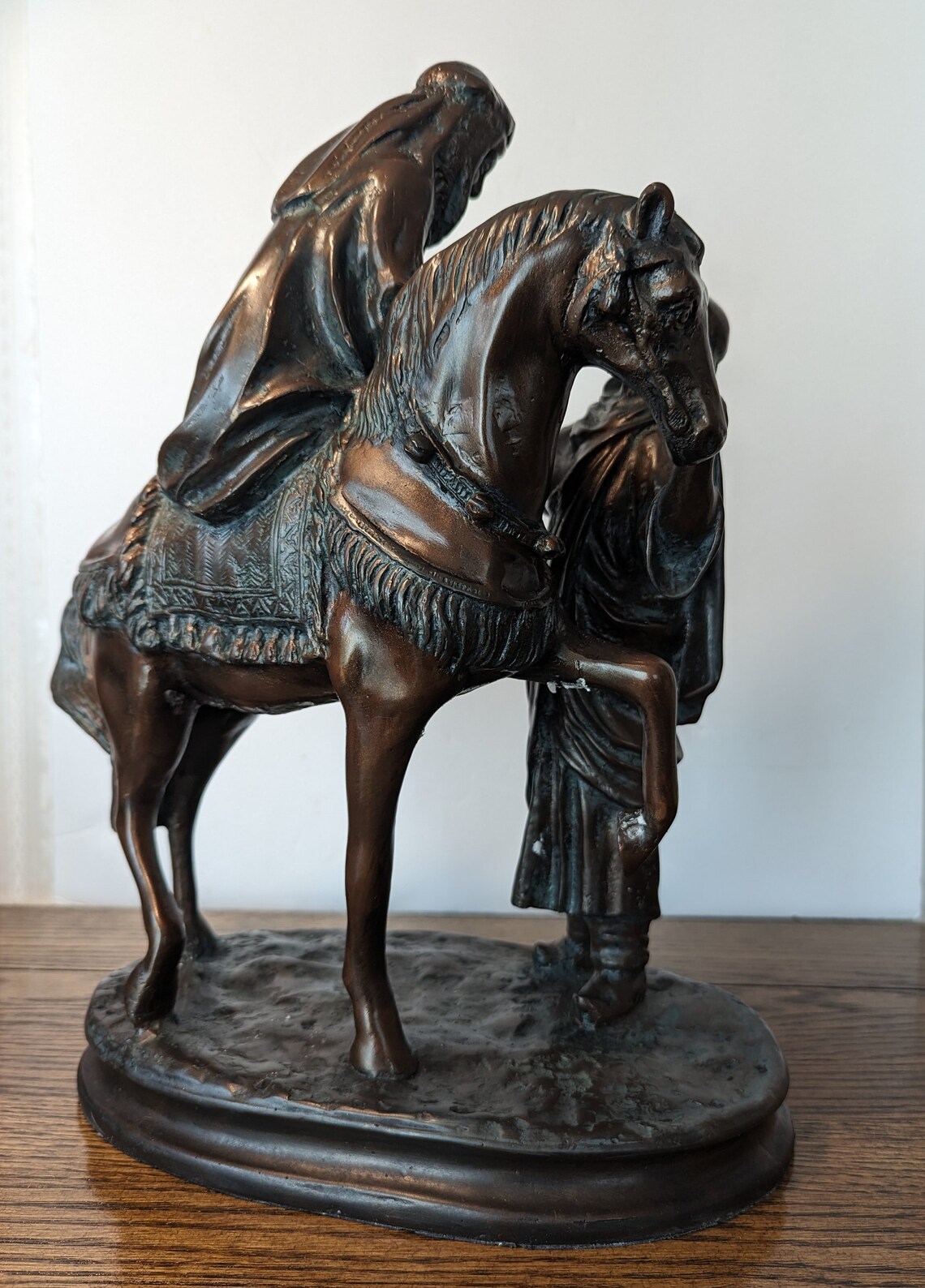 Vintage Bronze Middle Eastern Sculpture - Etsy