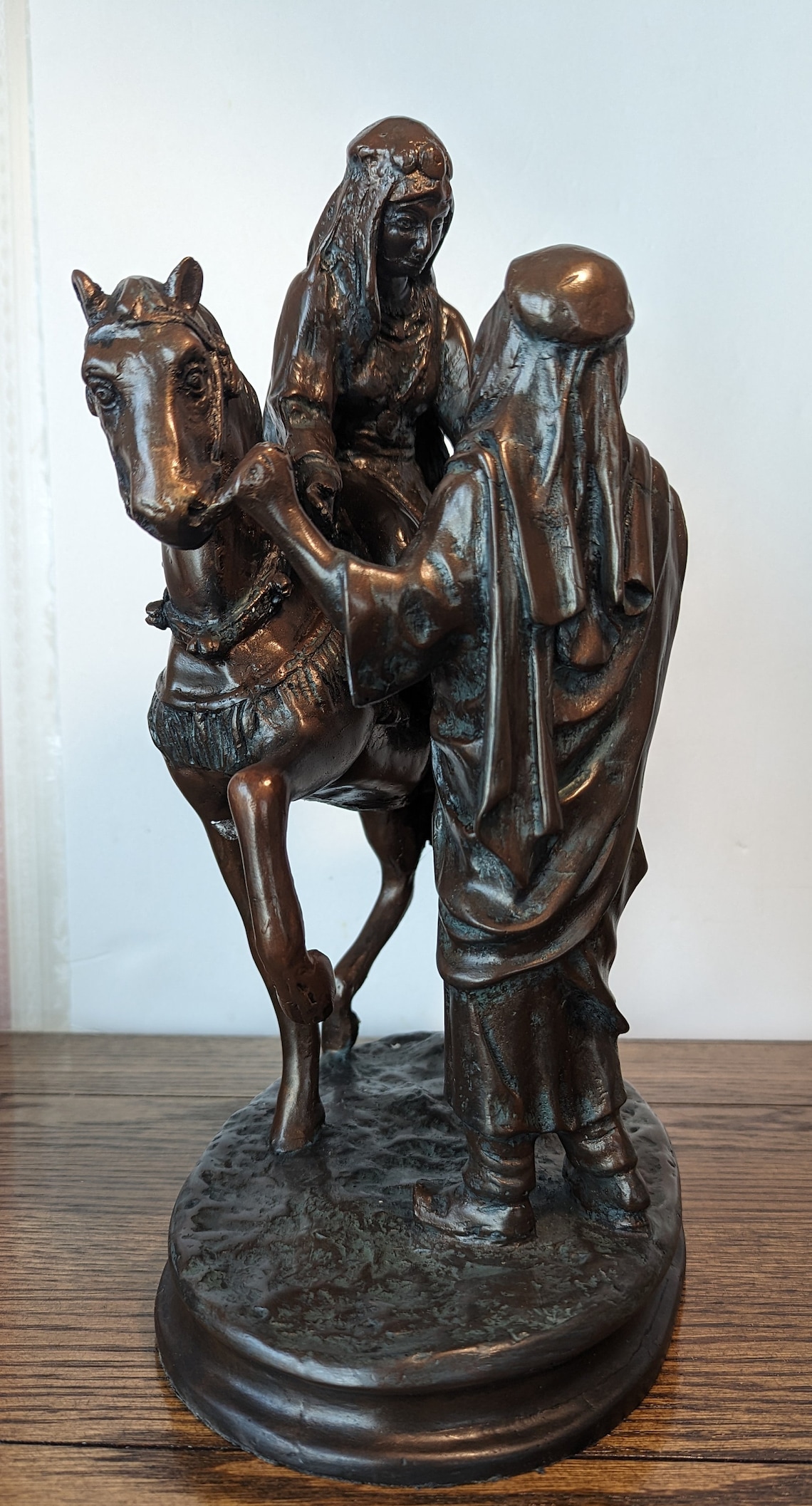 Vintage Bronze Middle Eastern Sculpture - Etsy