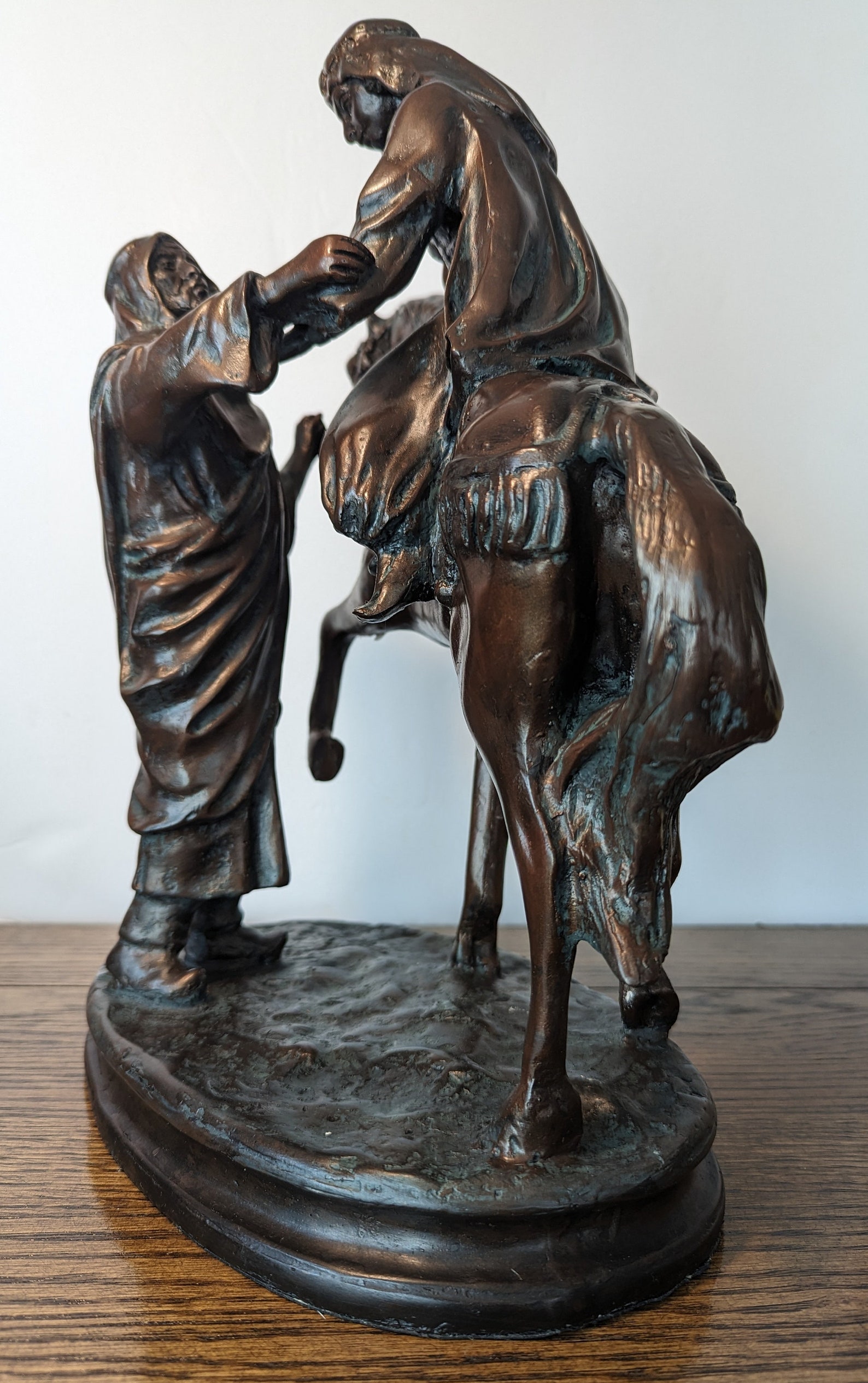 Vintage Bronze Middle Eastern Sculpture - Etsy