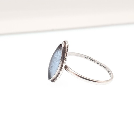 Antique Sterling Silver Butterfly Wing Ring TLM Art D… - Gem