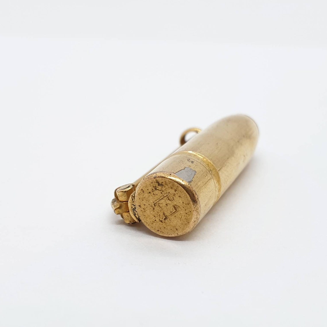 Antique Gold Tone Bullet Brooch Pin .30cal Round War Head FMJ - Etsy