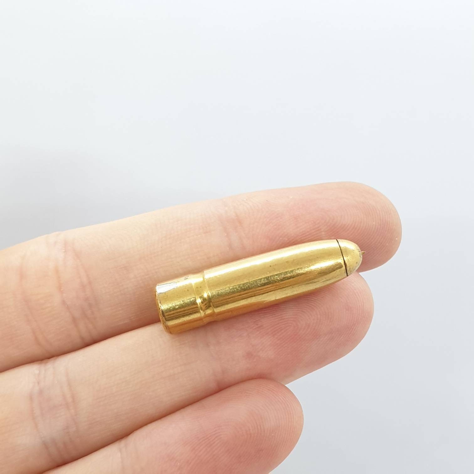 Antique Gold Tone Bullet Brooch Pin .30cal Round War Head FMJ - Etsy