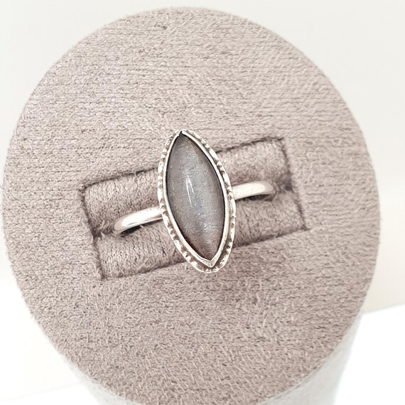 Antique Sterling Silver Butterfly Wing Ring TLM Art D… - Gem