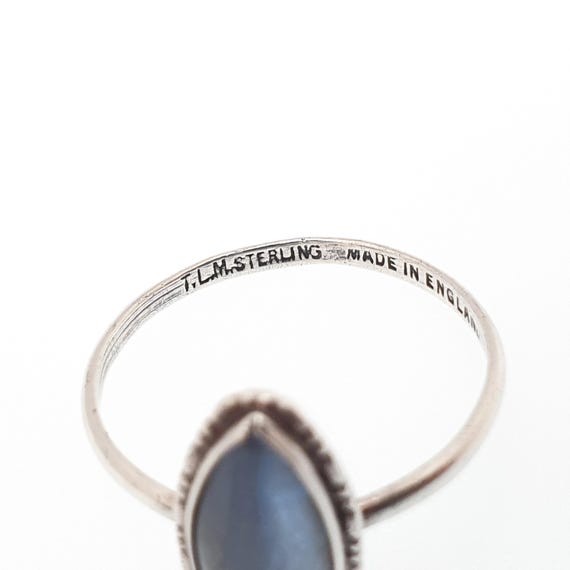 Antique Sterling Silver Butterfly Wing Ring TLM Art D… - Gem
