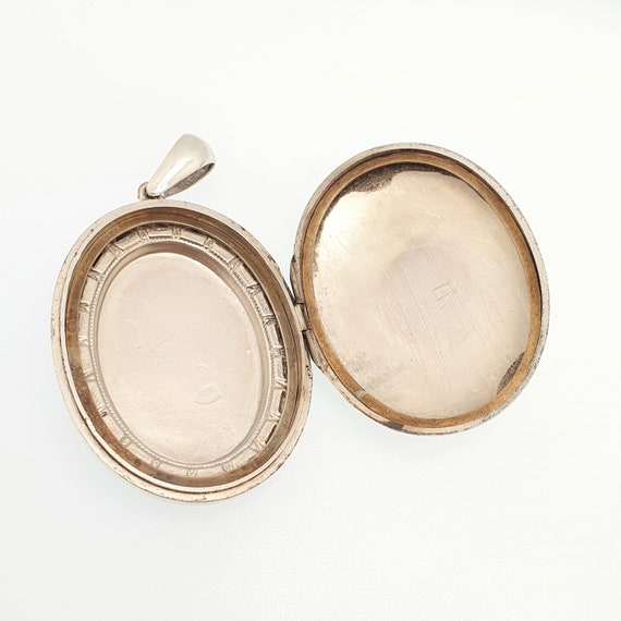 Antique Victorian Solid Silver Locket Aesthetic Large… - Gem