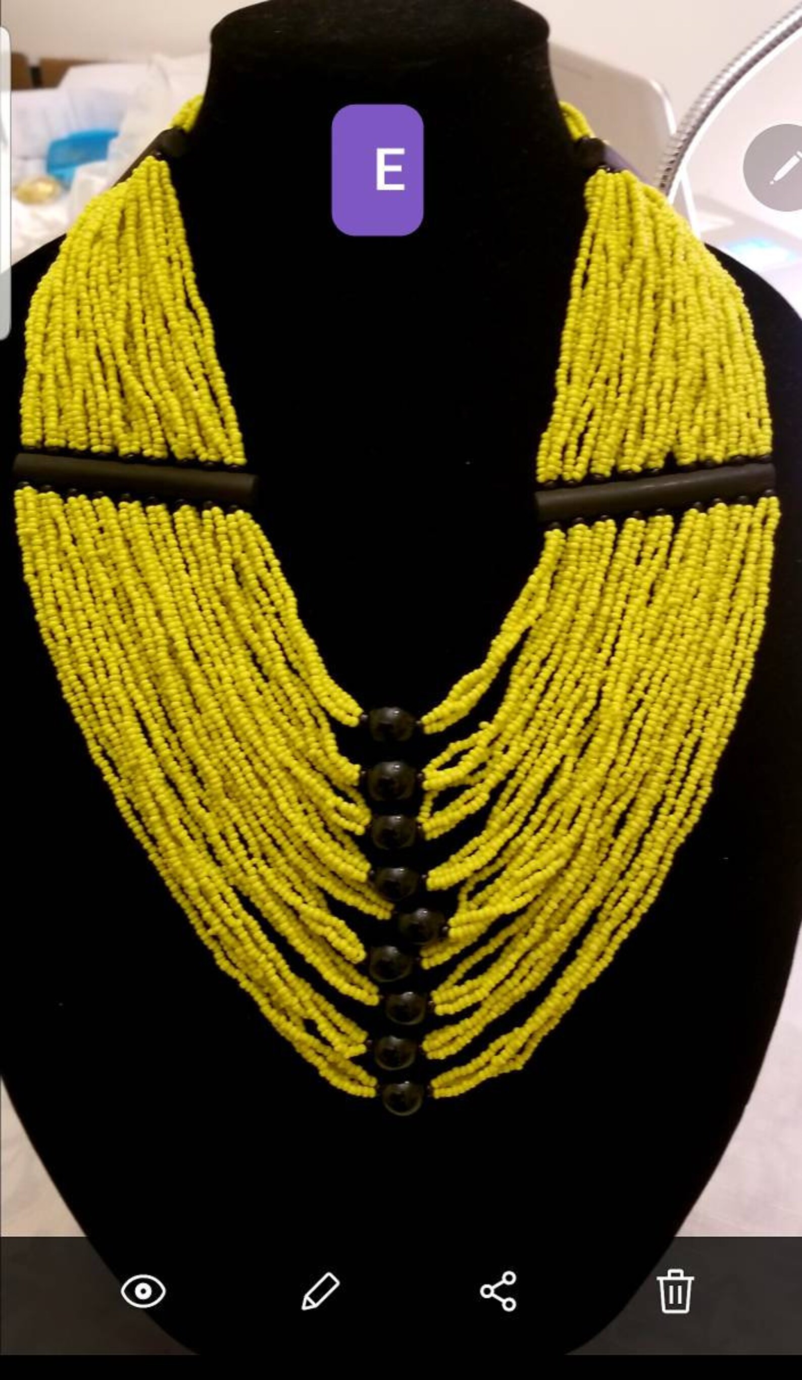 Beaded Multi Strand Necklace - Etsy