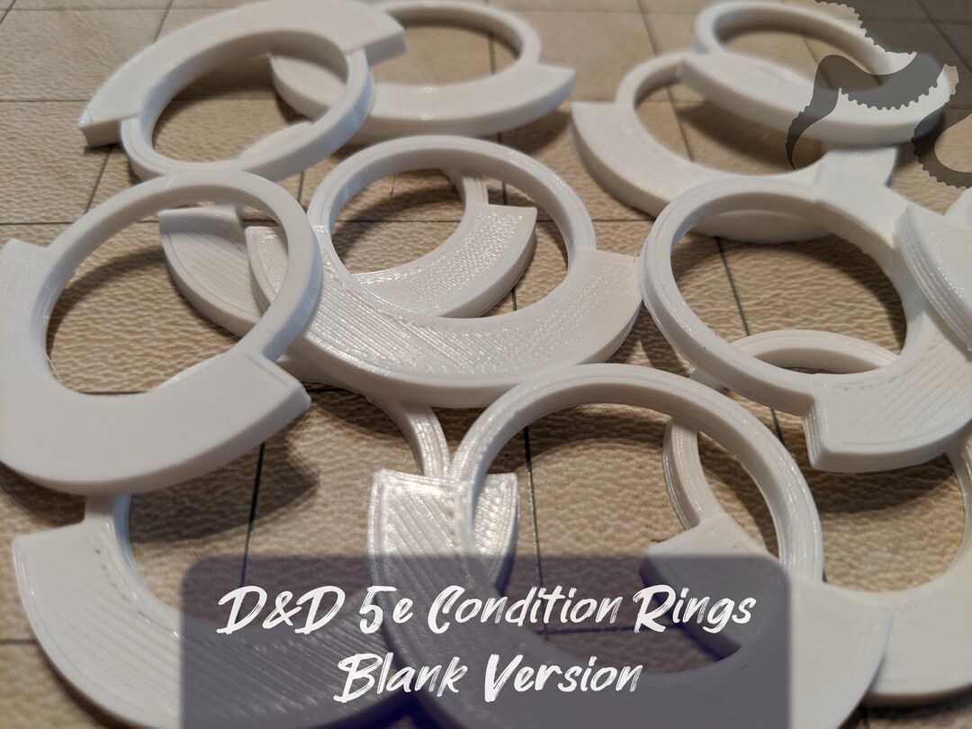 Blank Condition Rings / Status Effect Markers for Dungeons and Dragons ...