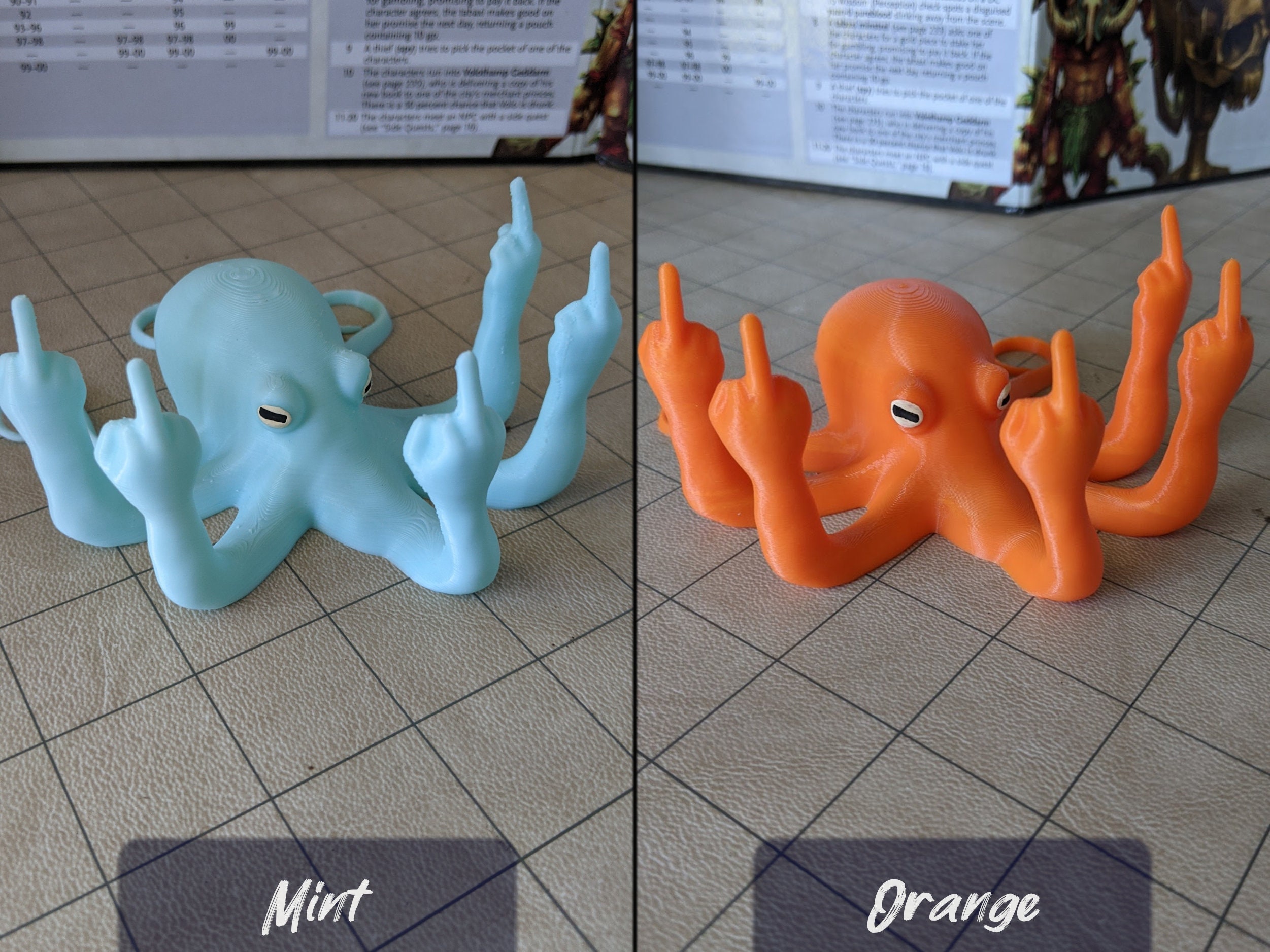 Fucktopus Middle Finger Octopus Octopus - Etsy UK