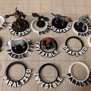Condition Rings / Status Effect Markers for Dungeons and Dragons 5e ...