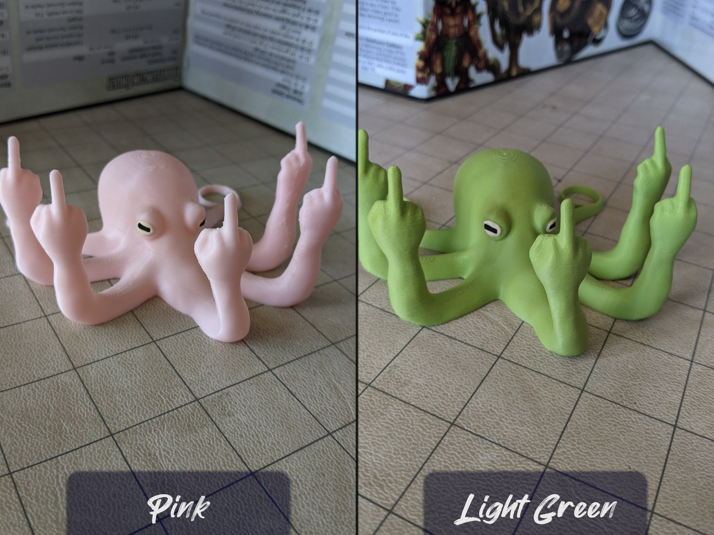 Fucktopus Middle Finger Octopus Octopus | Etsy