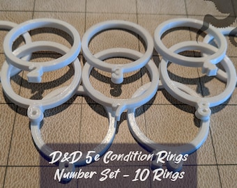 Condition Rings / Status Effect Markers for Dungeons and Dragons 5e dnd ...