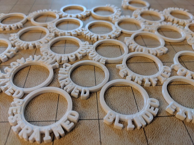 Condition Rings / Status Effect Markers for Dungeons and - Etsy