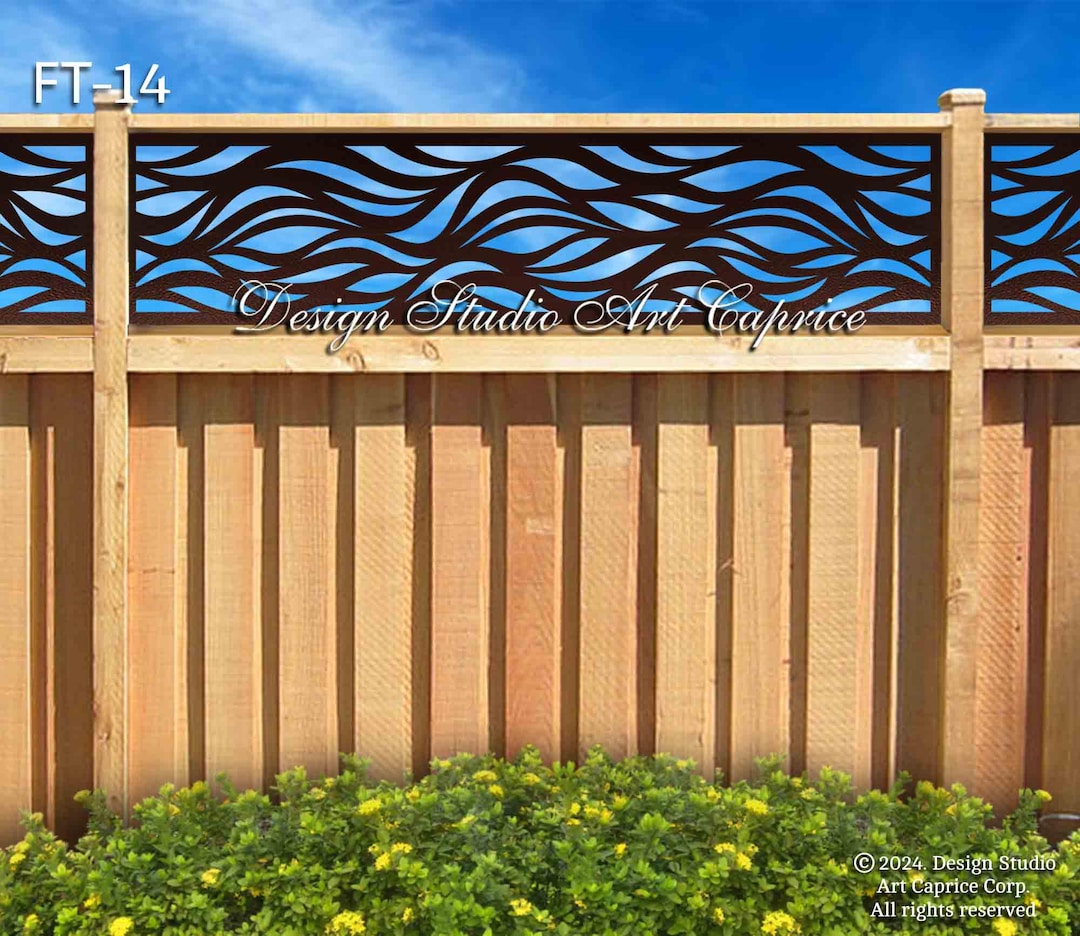 Aluminum Fence Topper /custom Order/ Metal Privacy Screen /fencing ...