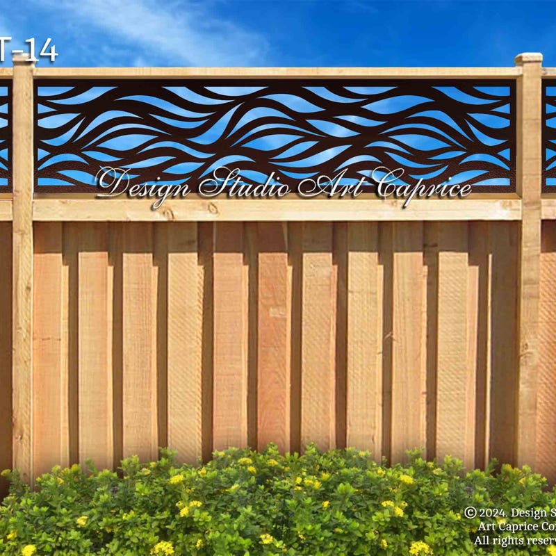 Privacy Fence Topper - Etsy