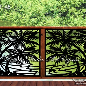 Metal Railing Panel | Balcony Insert | Deck Panel | Staircase Design | Privacy Screen | Fence ...