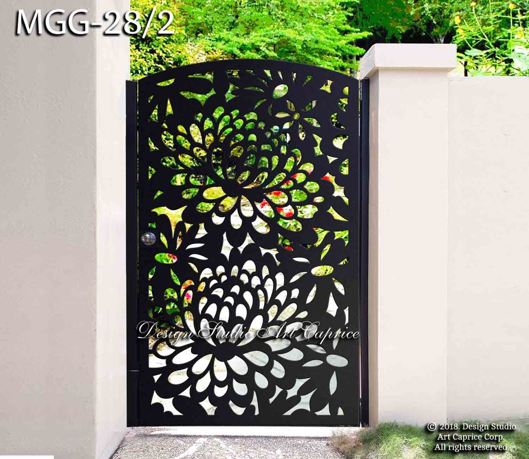 Custom Metal Entry Gate / Artistic & Unique Design / Made-to-order ...