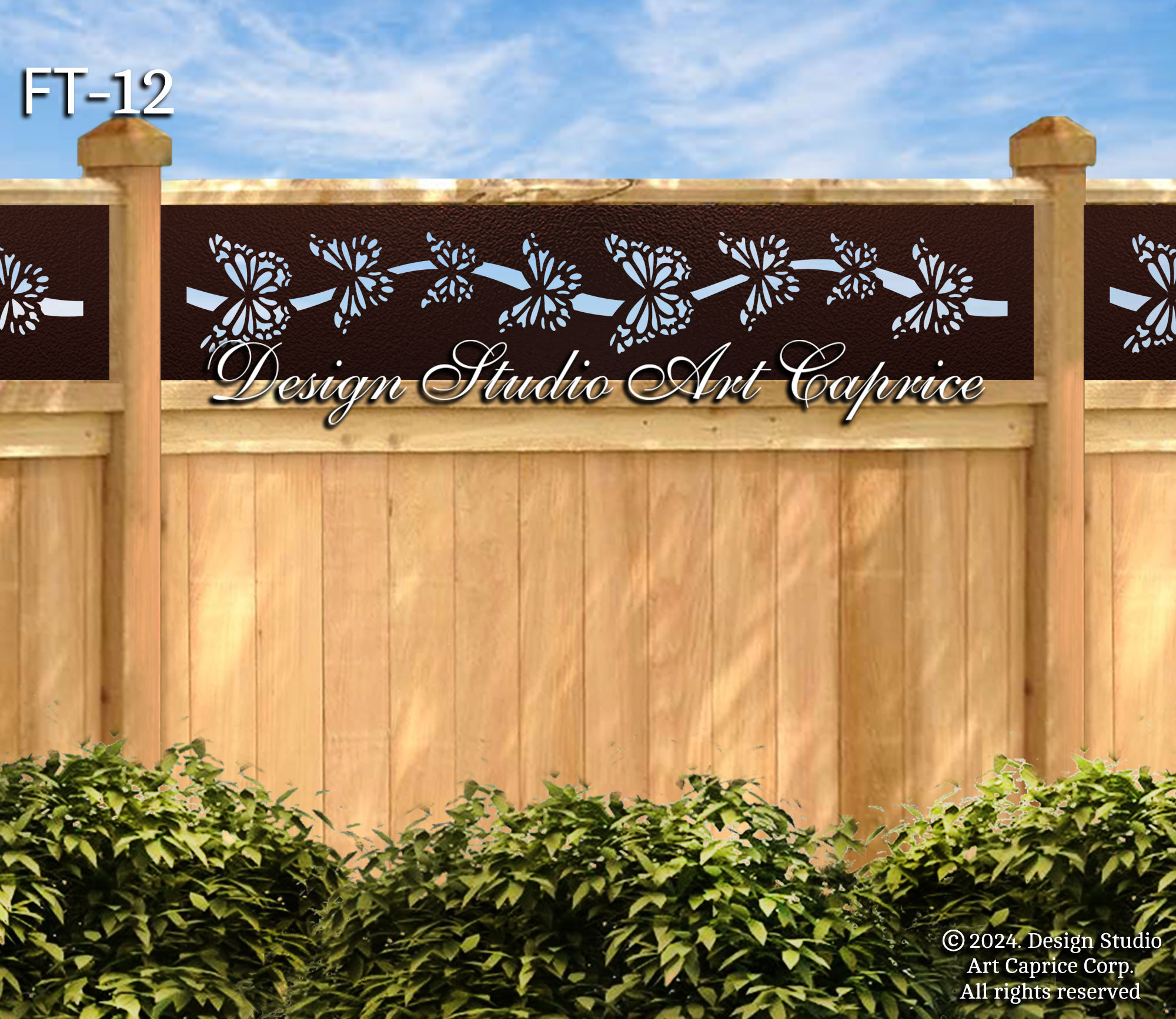 Aluminum Fence Topper /custom Order/ Metal Privacy Screen /fencing ...